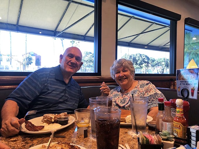 Happy diners enjoying that post-order, pre-food arrival moment of anticipation &ndash; the breakfast equivalent of Christmas Eve.