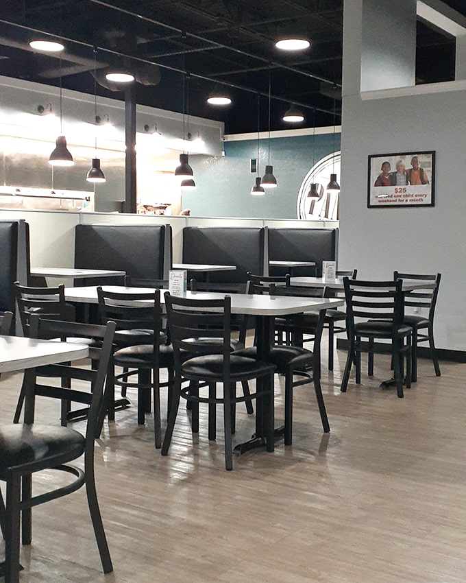 Modern touches blend seamlessly with diner comfort, creating an atmosphere where everyone feels genuinely welcome.