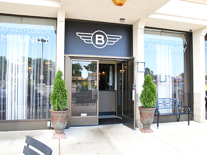 The entrance that whispers "come in" but your stomach is already shouting "yes please" before you reach the door.