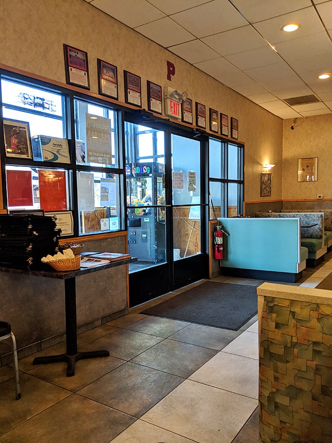 The entryway where countless Pennsylvanians have entered hungry and left with that peculiar happiness only a perfect meal can provide.