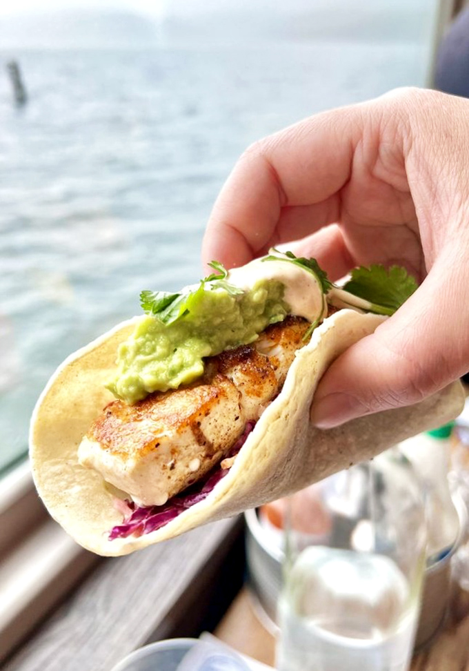 This fish taco isn't just food&mdash;it's edible architecture where crispy fish, creamy avocado, and tangy slaw create the perfect handheld masterpiece.