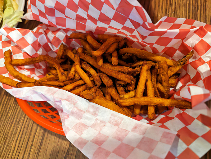 These aren't just french fries; they're golden happiness sticks with the perfect crisp-to-fluffy ratio that would make even Belgian fry masters nod in respect.