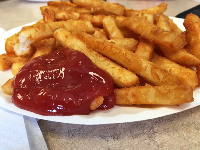 Golden, crispy fries with a dollop of ketchup&mdash;the supporting actor that deserves its own Academy Award.