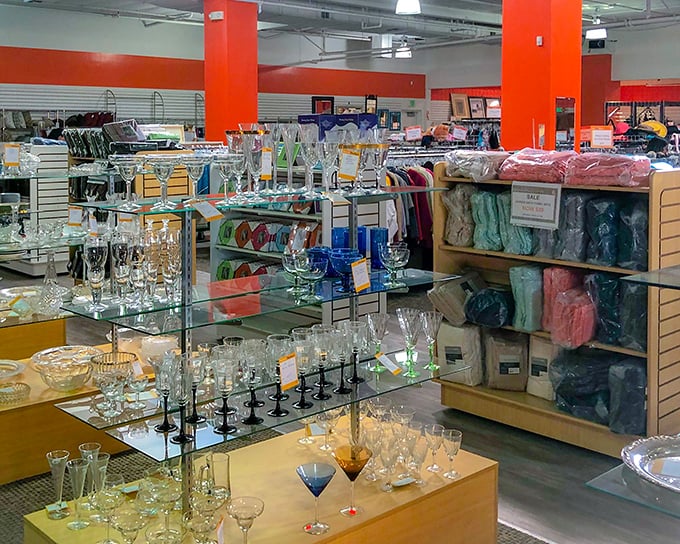 Crystal and glassware that sparkles like desert stars. From martini glasses to champagne flutes, your next cocktail hour is waiting on these shelves.