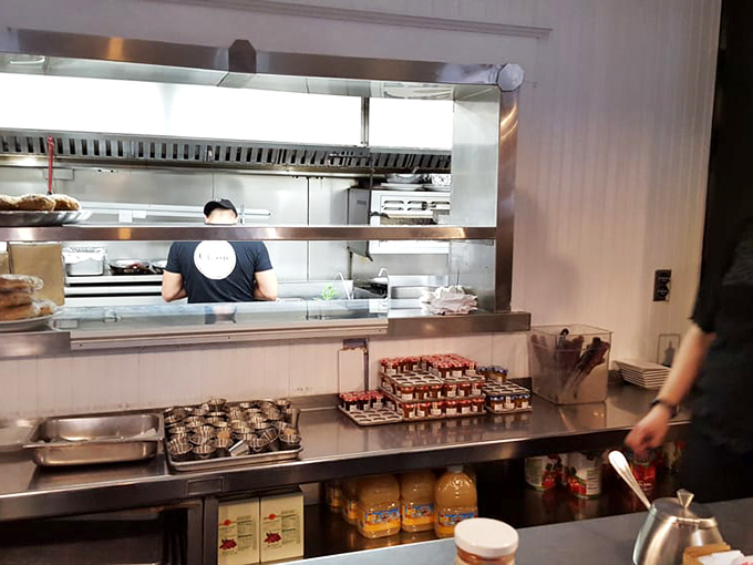 Behind the scenes where breakfast wizards work their morning magic with professional precision and passion.