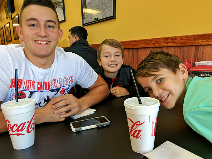 Three generations united by the universal language of good food – this is what happiness looks like on a Tuesday.