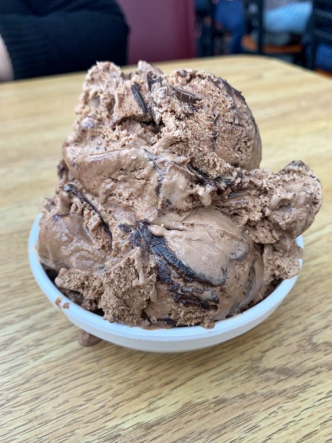 Chocolate ice cream that doesn't just satisfy a sweet tooth&mdash;it creates a moment of pure, childlike joy regardless of your actual age.