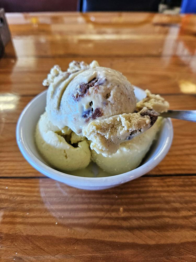 Ice cream that doesn't need fancy swirls or Instagram filters&mdash;just pure, creamy perfection that tastes like summer memories in any season.