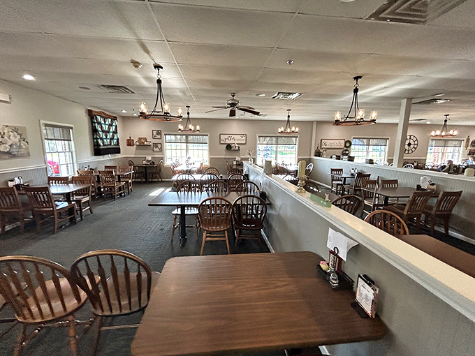 The dining room stretches before you like a promise&mdash;each table an opportunity for the kind of meal that creates memories and loosens belts.