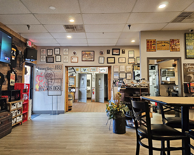 Wall-to-wall accolades and memorabilia tell the story of a BBQ spot that's earned its place in local hearts and expanded waistlines.