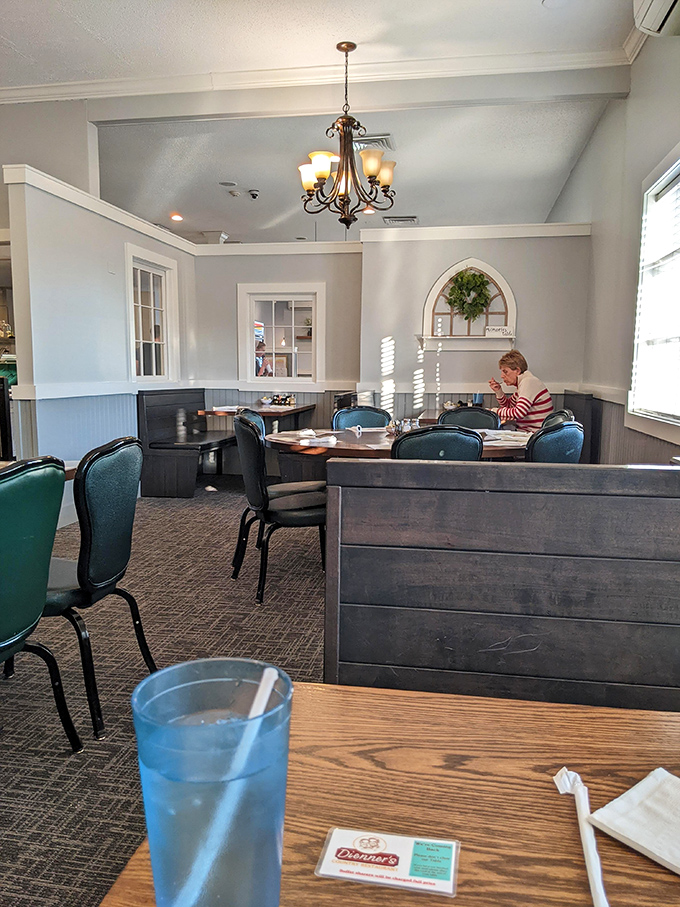 The dining room buzzes with happy conversations and the satisfied sounds of exceptional breakfast enjoyment.