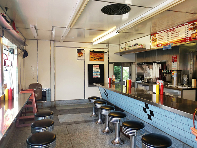 Step inside this retro wonderland where time moves slower and burgers are still made with old-fashioned pride.