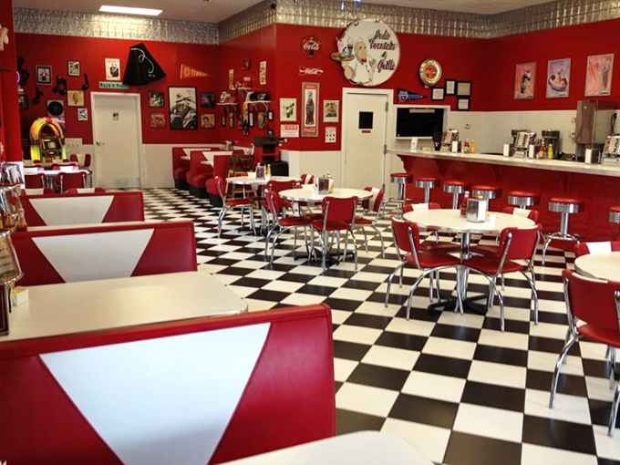 Red booths, chrome accents, and memorabilia-covered walls&mdash;this isn't just dining, it's time travel with the bonus of really good food.