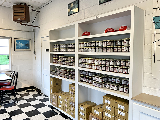 Shelves stocked with homemade preserves and local specialties prove Country Maid isn't just about ice cream&mdash;it's a celebration of Ohio's bounty.