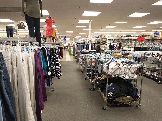 Clothing aisles that stretch to the horizon. Fashion finds without fashion district prices&mdash;what a concept!
