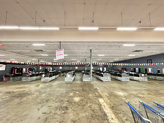 The wide-open floor plan isn't just practical&mdash;it's a battlefield where seasoned bargain hunters develop their strategic advantage.