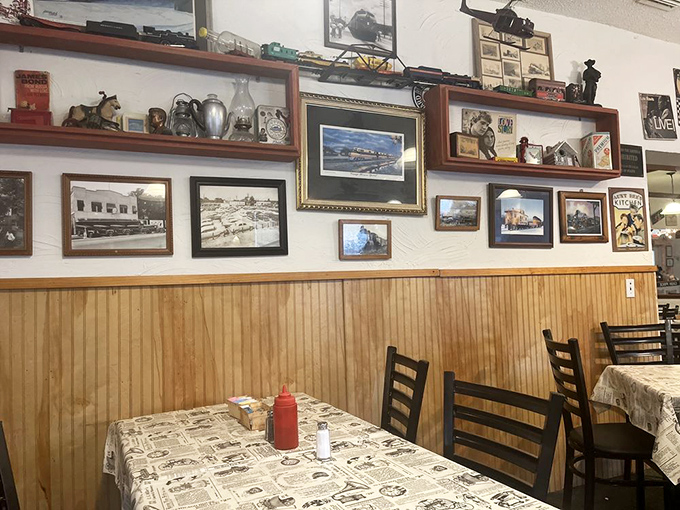 Every inch of wall space tells a story, creating that perfect "I've-been-collecting-these-treasures-since-before-you-were-born" authenticity that can't be manufactured.