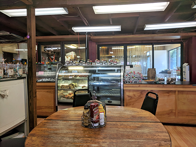 The bakery's display case&mdash;where dreams are stored at room temperature and willpower goes to die a delicious death.