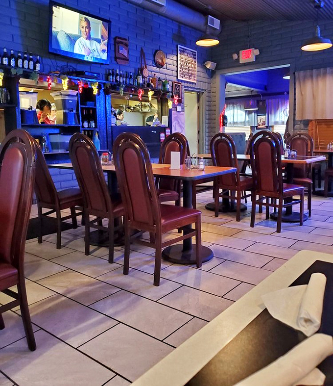 Evening ambiance that says "stay awhile" with lighting that flatters both the food and your dinner companions.