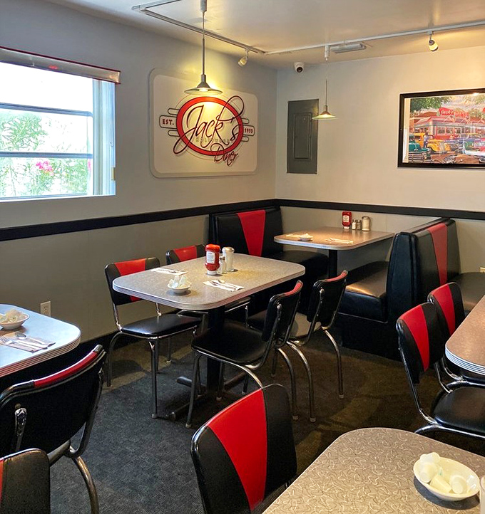 Another angle reveals the timeless charm that makes every seat feel like the best one.