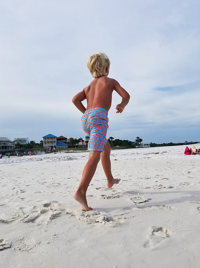 Future marine biologist or sandcastle architect? On Seagrove's pristine shores, kids discover possibilities as endless as the horizon.