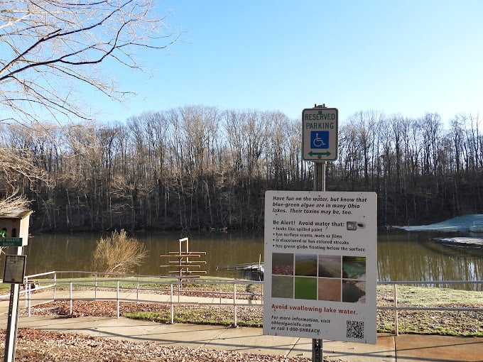 Warning signs by the lake remind us that nature, while beautiful, comes with fine print worth reading.