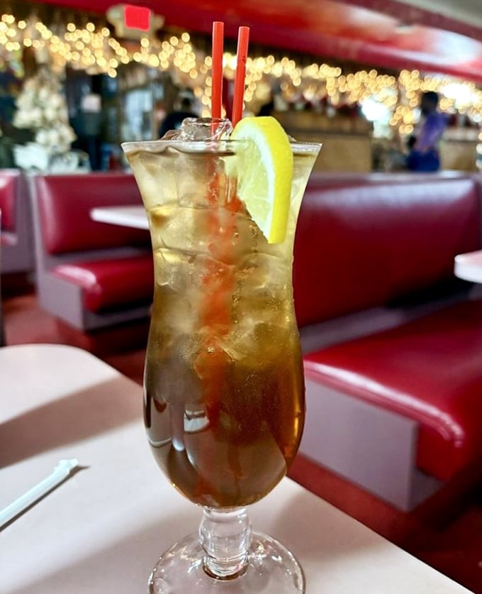 A cocktail that says "vacation" even when you're just in Hazel Park on a Tuesday. Sunshine in a glass.