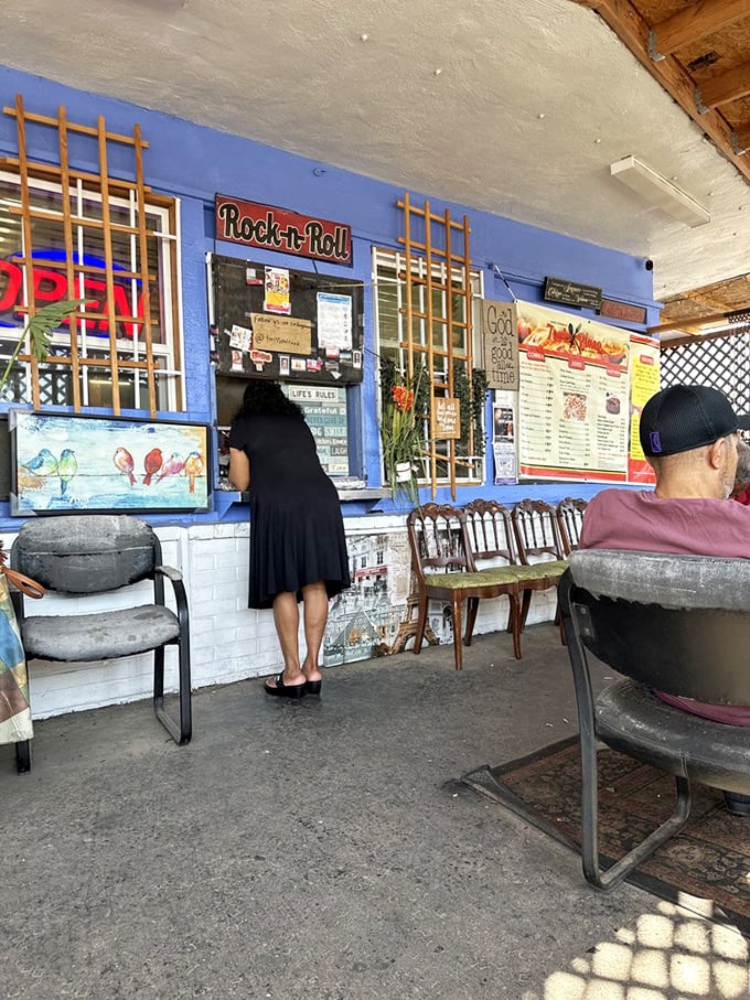 The ordering window&mdash;where dreams come true and diets go to die. Worth every minute in line.