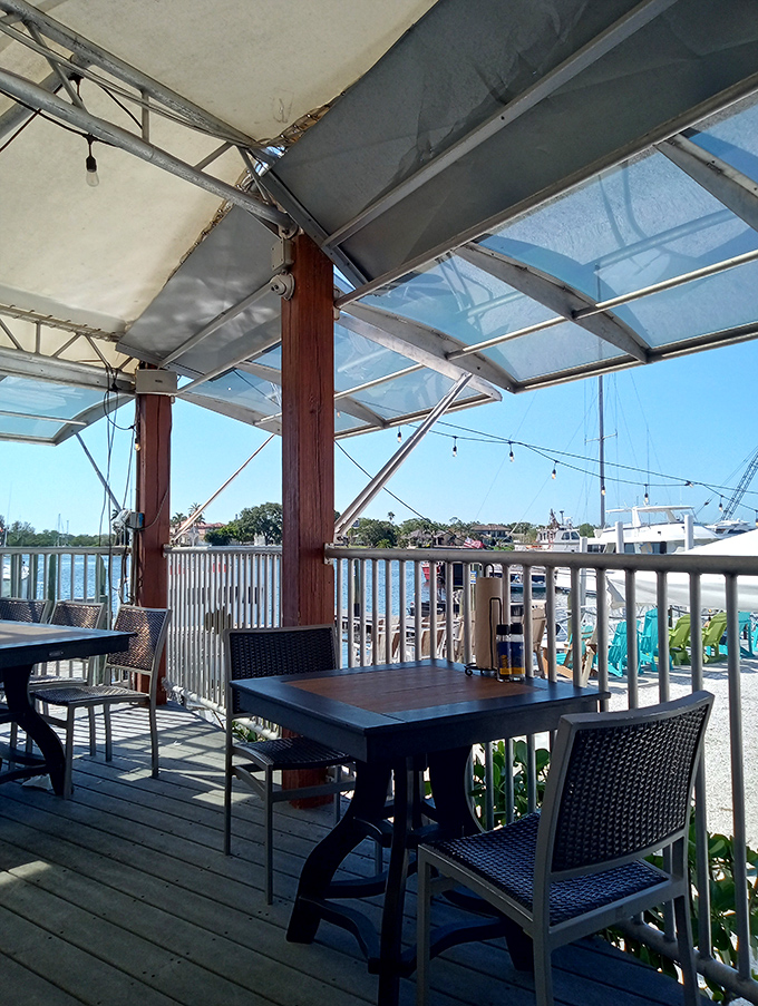 Dining with a view doesn't get better than this&mdash;waterfront tables where your meal comes with a side of sparkling waves.