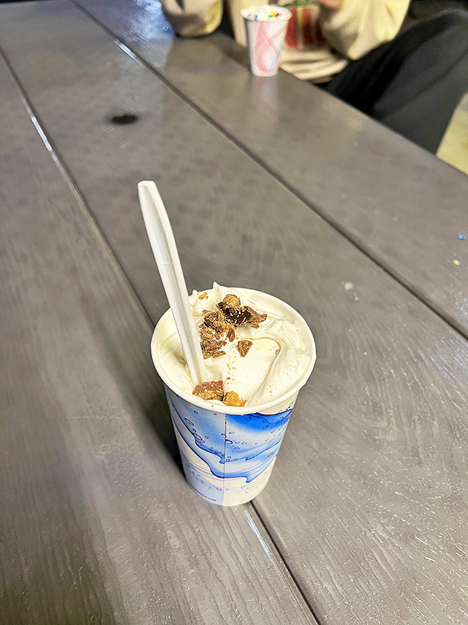 The Peanut Butter Cup Blaster: where childhood dreams meet adult-sized portions in perfect harmony.