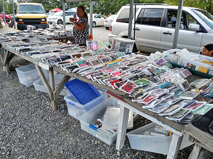 The outdoor experience adds another dimension to treasure hunting. Fresh air makes the bargains seem even sweeter somehow.