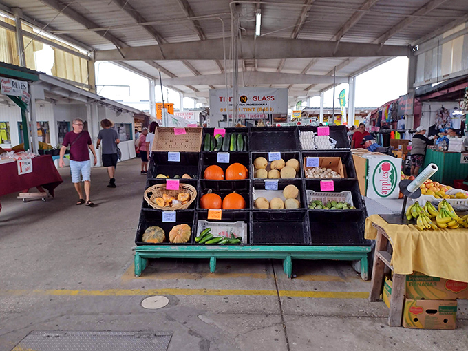Fresh produce stands bringing farm-to-flea market goodness, no fancy farmers required or pretense needed.