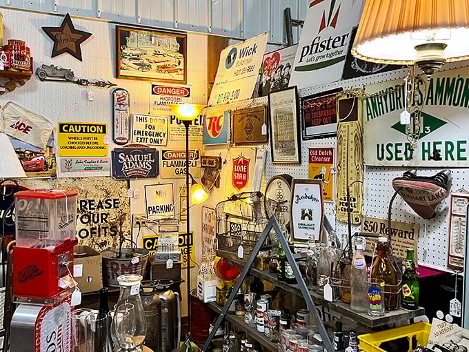 Wall-to-wall nostalgia! These vintage signs once guided America's consumers through gas stations, diners, and Main Streets long before GPS.