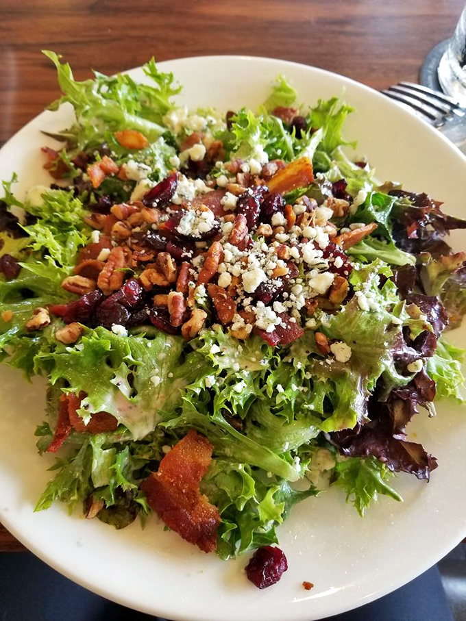 The salad option for when you want to feel virtuous while still enjoying bacon, blue cheese, and all things delicious.