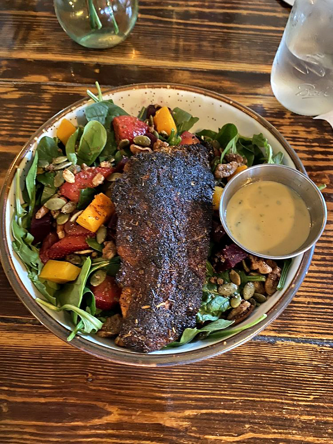 This blackened fish salad proves that "healthy option" and "absolutely delicious" aren't mutually exclusive concepts after all.