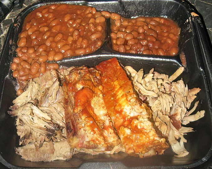 This sampler tray is basically a barbecue greatest hits album you can eat.