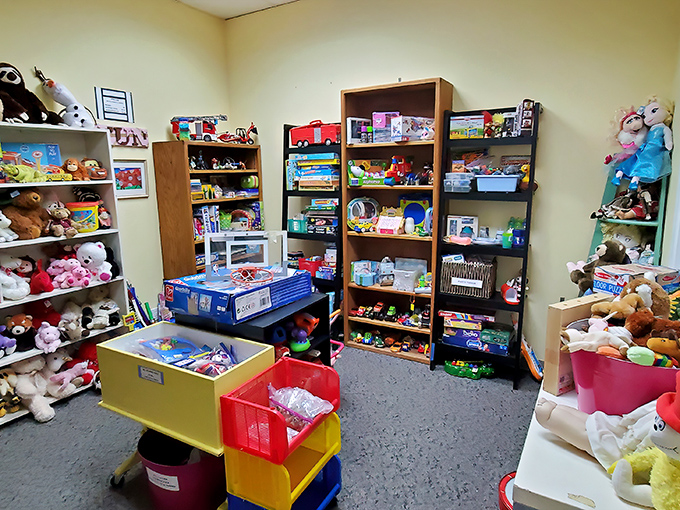 A toy paradise where childhood dreams come with budget-friendly price tags. That rocking sheep is calling your grandchild's name!