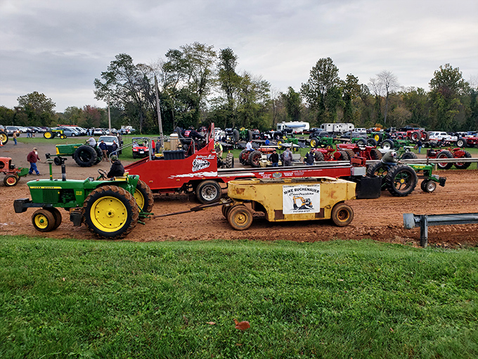 Mechanical history on parade. Vintage tractors and farm equipment showcase Pennsylvania's agricultural heritage during one of the association's special events.