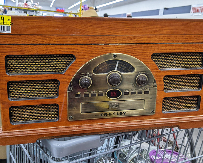 That vintage Crosley radio combines yesterday's charm with modern functionality&mdash;like finding an old friend who's learned some new tricks.