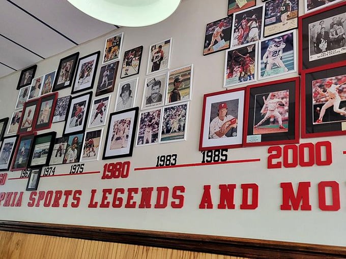 Not just decoration &ndash; a timeline of Philadelphia sports glory. Each photo represents thousands of collective cheers, tears, and beers.