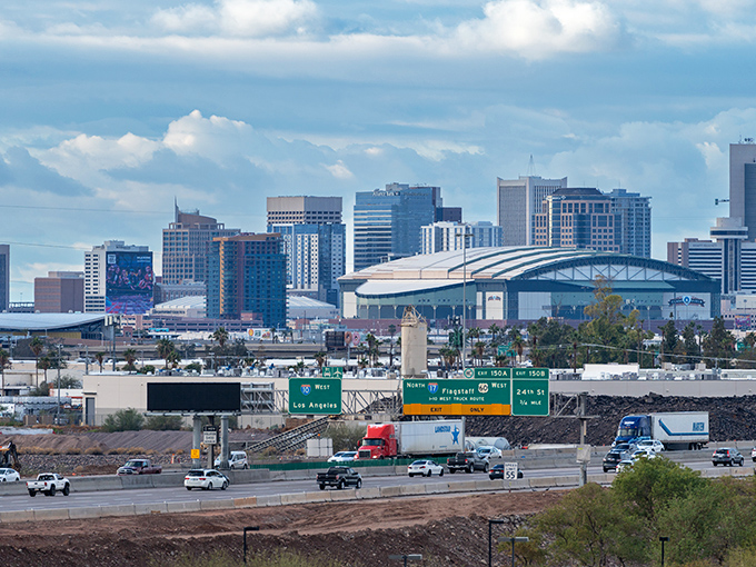 Green Valley's skyline glimmers in the distance, a reminder that big-city amenities are nearby without the big-city costs.