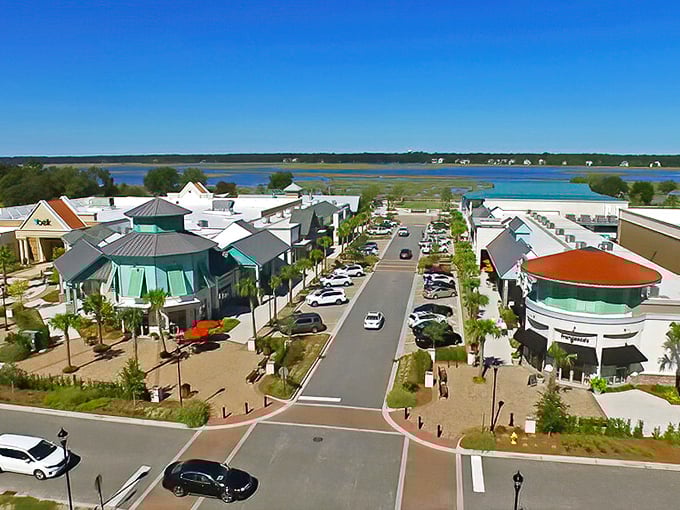 Coastal shopping paradise! These boutiques and restaurants prove paradise isn't just about the beach.
