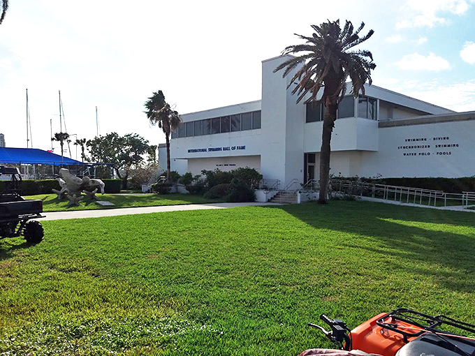 Clean lines and modern architecture house the splashy history of humanity's relationship with water.