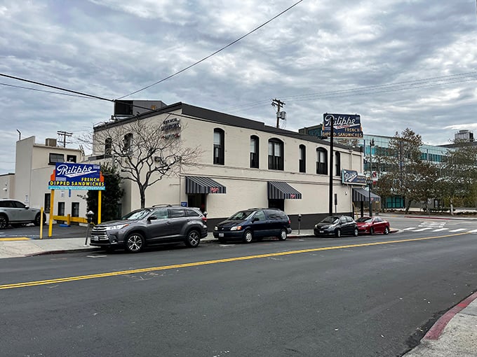 Philippe's historic storefront has been feeding Los Angeles legends and locals alike for over a century.