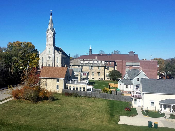 Port Washington's harbor view showcases the town's marriage of natural beauty and maritime heritage on Lake Michigan's western shore.