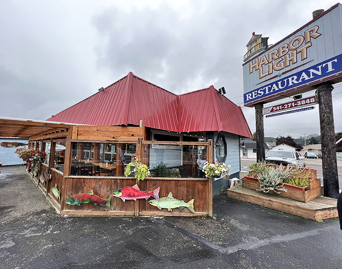 Harbor Light Restaurant in Reedsport promises fresh seafood without the tourist-trap prices, a true coastal gem.