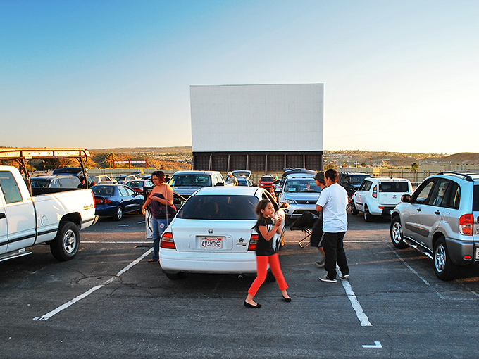 Barstow's Skyline Drive-In stands like a sentinel in the desert, beckoning travelers with the promise of entertainment.