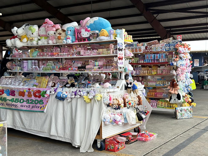 Toys and trinkets for the young and young-at-heart. This stall could empty a grandparent's wallet in minutes!