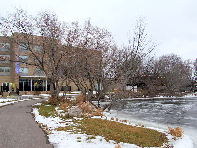 Even in winter&rsquo;s hush, Alpena&rsquo;s riverfront paths offer peaceful moments by the water&rsquo;s edge.