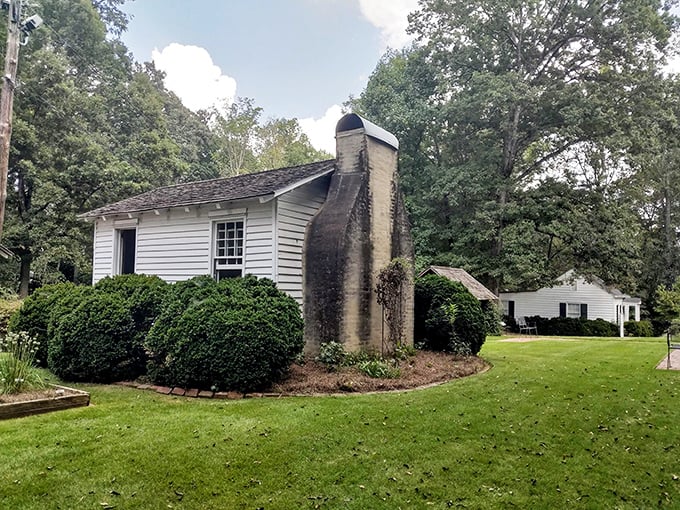Malon's Pond at the Smith Plantation provides a peaceful spot to reflect on the many stories these historic grounds could tell.